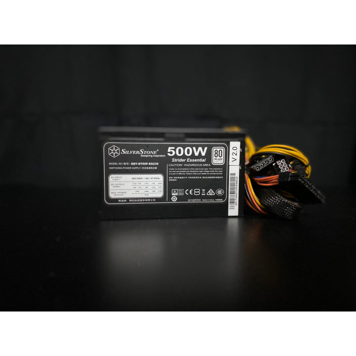พาวเวอร์ : POWER SUPPLY SILVERSTONE ST50F-ES230 - 500W +80 PLUS ( PSU ...
