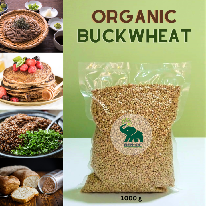 USDA Organic Green Buckwheat Grains 1000g / Can be sprouting | Lazada.co.th