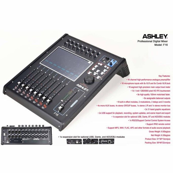 Digital Mixer Ashley F16 Original Ashley F 16 Channel | Lazada Indonesia
