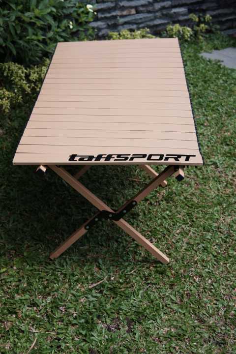 meja lipat taffsport foldable - meja camping - meja santai | Lazada ...