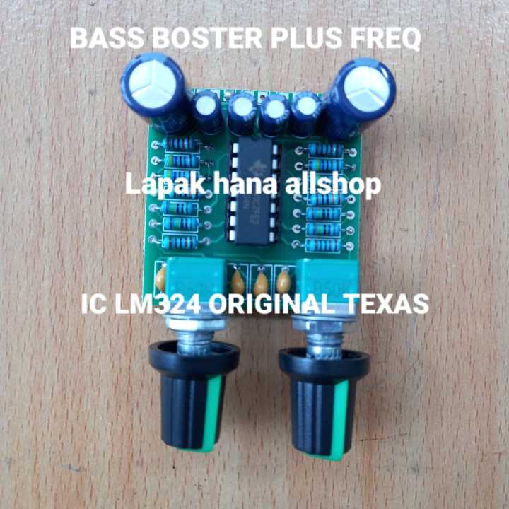 Kit giga bass plus frekuensi ic lm324 kit bass boster lm324 modul giga ...