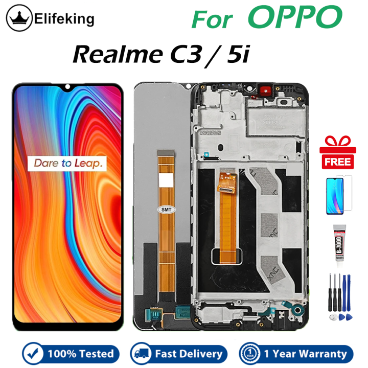 LCD For OPPO Realme C3 5i RMX2027 RMX2020 RMX2021 Display Touch Screen ...
