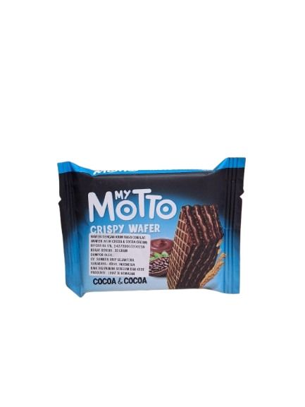 My Motto Cocoa and Cocoa Biskuit Wafer rasa Coklat 30Gr | Lazada Indonesia