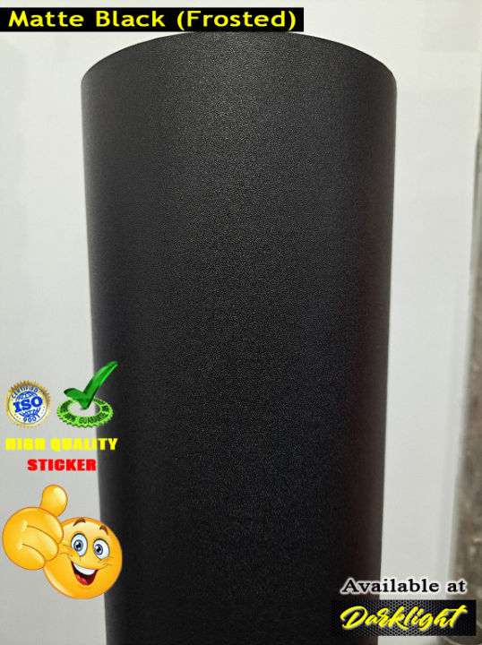 STICKER MATTE BLACK ( FROSTED) [[ HIGH QUALITY ]] PHILIPPINE STOCK ...