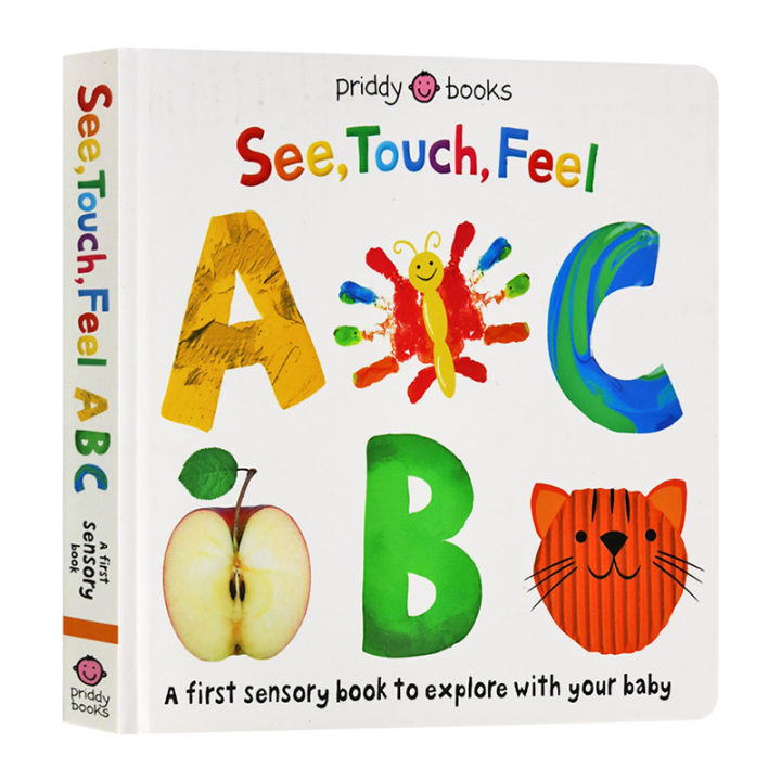 Hardbound See Touch Feel ABC English Original Picture Book Touch Book ...