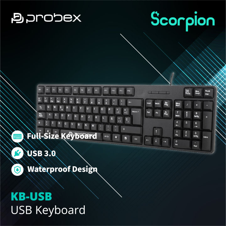 Probex KB-USB Keyboard | Lazada