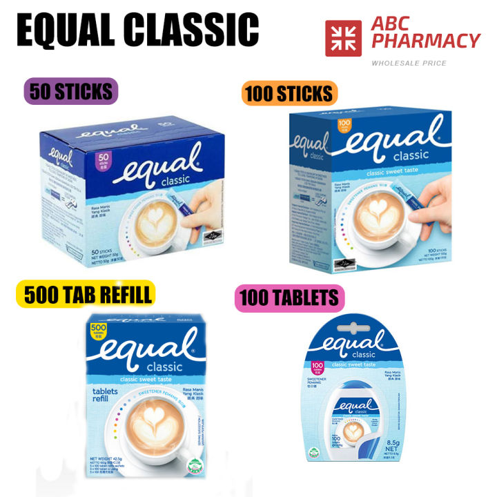 EQUAL Classic Refill 500s Tablets / Triggers 100s / Triggers 300s ...