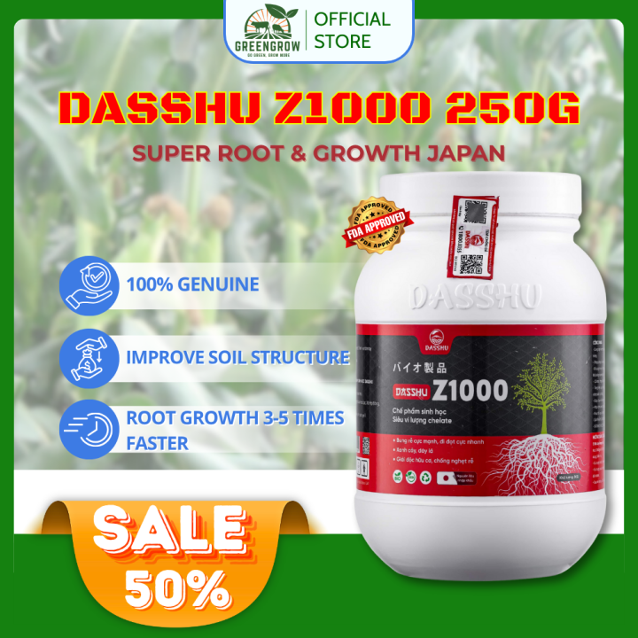 [BUY 2 GET 1] DASSHU Z1000 250G Root Booster Fertilizer – Humic Acid ...