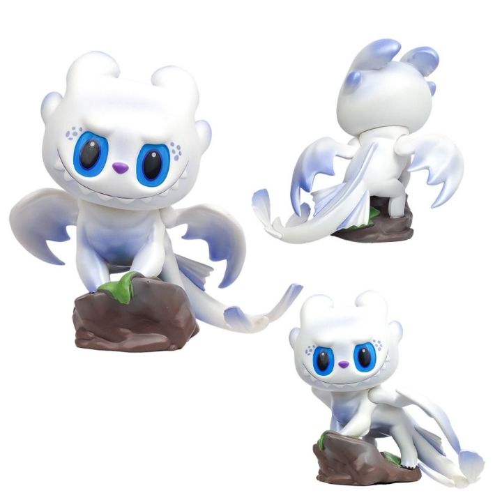 GRACE Lovely Mini Toothless Figure Cute Cartoon Night Fury Dragon ...