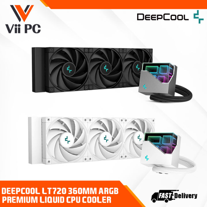 DeepCool LT720 Premium Liquid CPU Cooler, 360mm, High-Performance FK120 ...