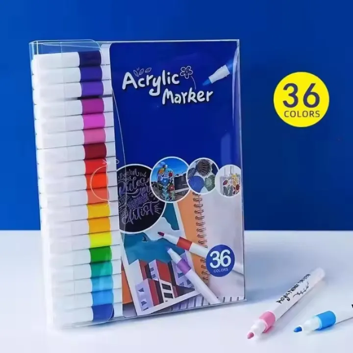 Acrylic Marker Pen Set Color Marker Set Highlighter Pen Painting And ...