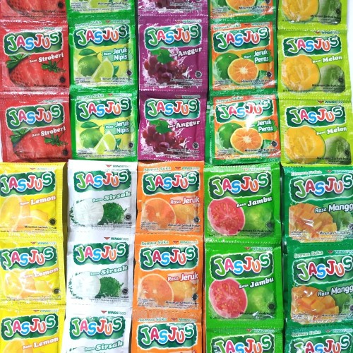Jas Jus Jasjus Minuman Bubuk 8G 1 Renceng Isi 10 Sachet All Variant ...