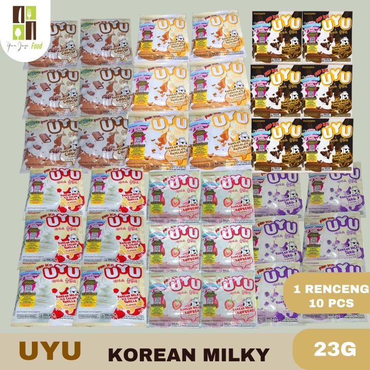Pop Ice Uyu Korean Milky Choco/ Hazelnut/Ice Cream Vanila/Dark Choco ...