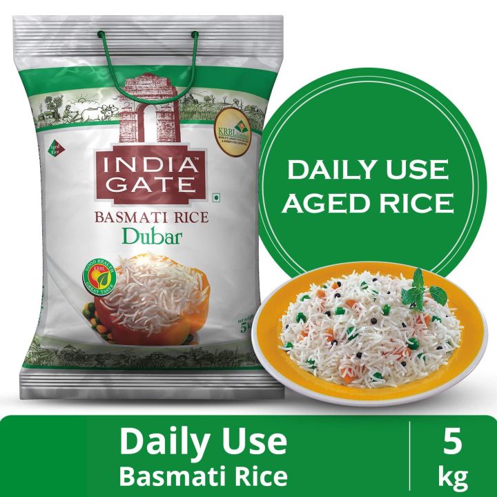 India Gate Basmati Rice Dubar, 5kg | Lazada.co.th