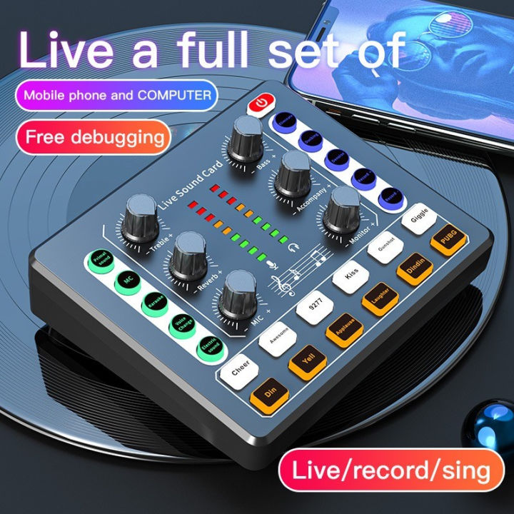 SoundCard V8 Live External Sound Card With 5.0 Personal Entertainment ...