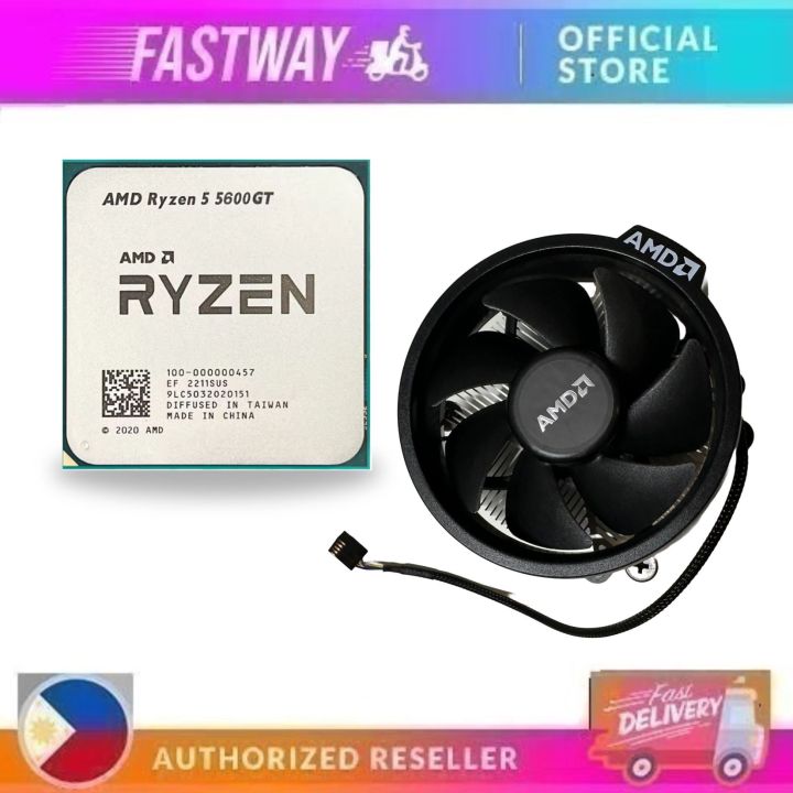 AMD RYZEN 5 5600GT/3.6GHZ/6C/12T/TRAY TYPE/AM (W/ HSF F050) | Lazada PH