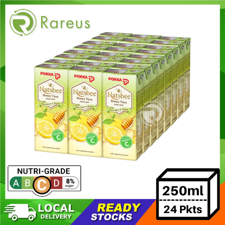 Pokka Natsbee Honey Yuzu Packet (250ml x 24 Packets) | Lazada Singapore