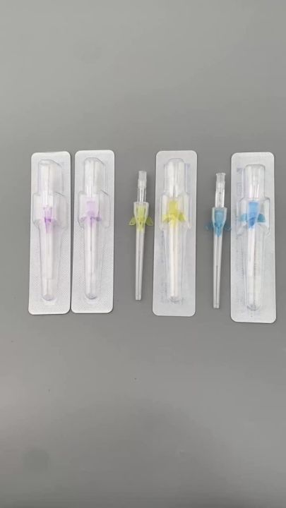IV Cannula Intravenous Injection Catheter with Wings 22G 24G 26G ...