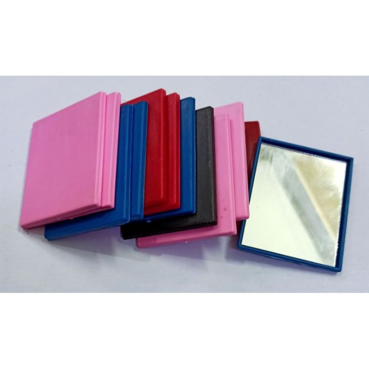 Kaca cermin polos kotak /kaca saku mini. | Lazada Indonesia