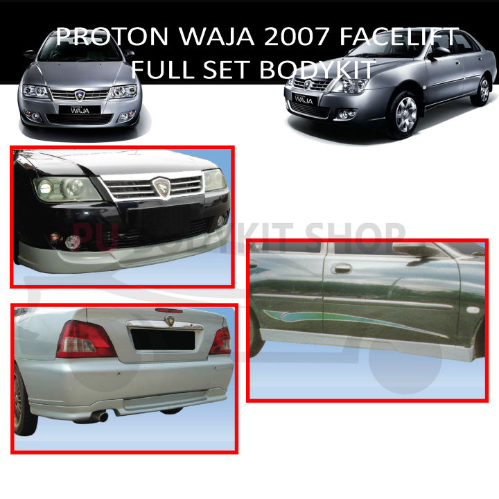 PROTON WAJA FOR CPS BUMPER 2007 FACELIFT FULL SET BODYKIT FRONT SKIRT ...