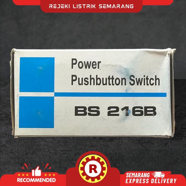 POWER PUSH BUTTON SWITCH ON-OFF BS230B 3P 30A 3.7KW 500V BS-230B ...