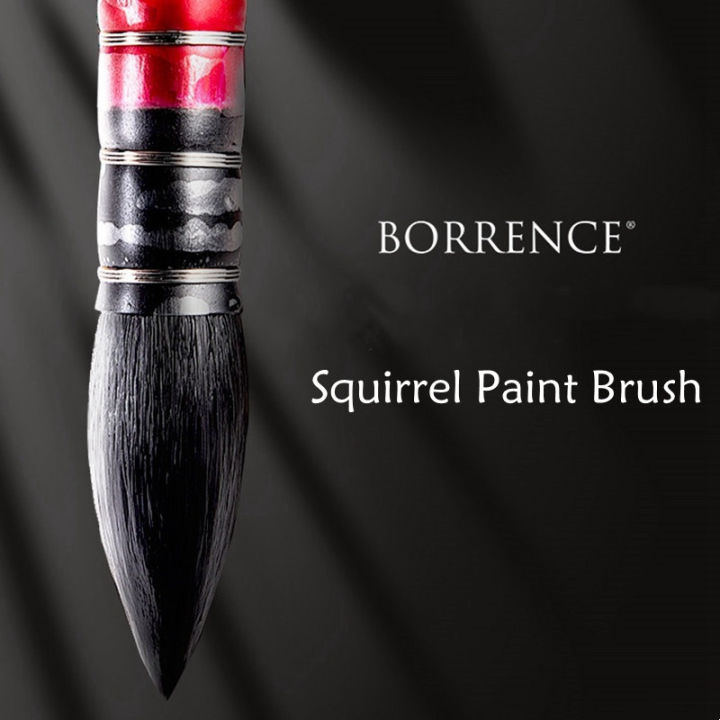 Borence professional squirrel hair watercolor brush set for watercolor ...