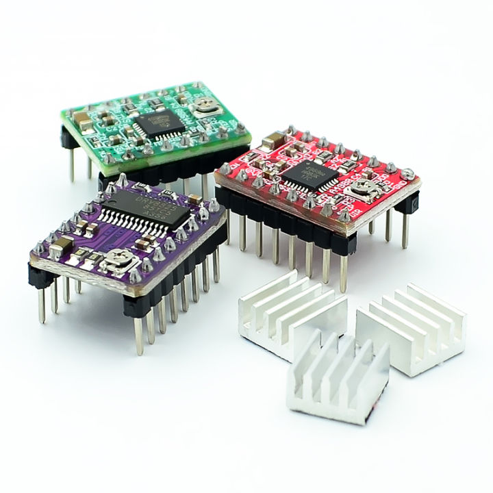 "DRV8825 Stepper Motor Driver Module + Heat Sink For 3D Printer Parts ...