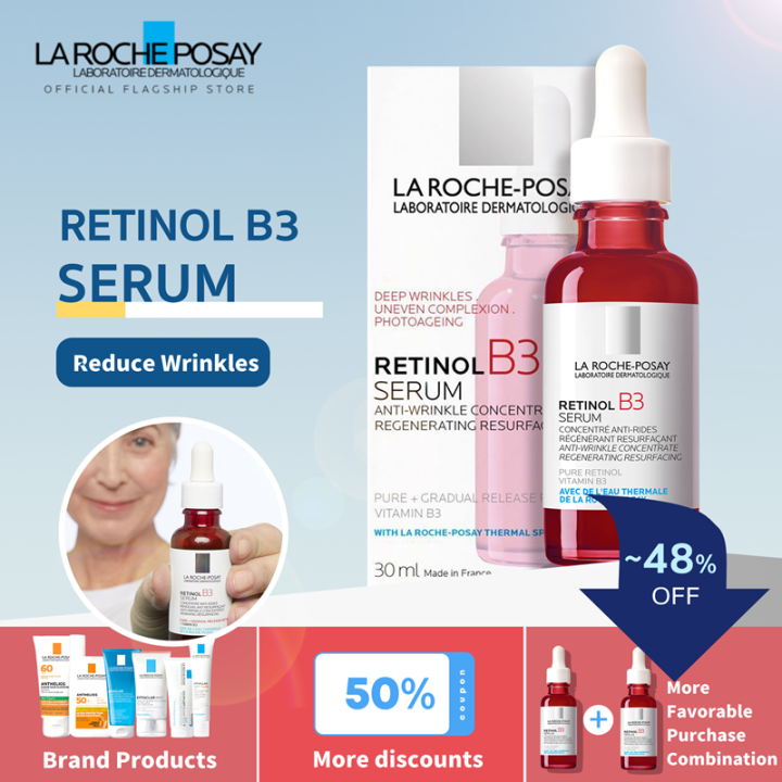 La Roche-Posay Pure Retinol B3 Serum Retinol Face Serum with Vitamin B3 ...