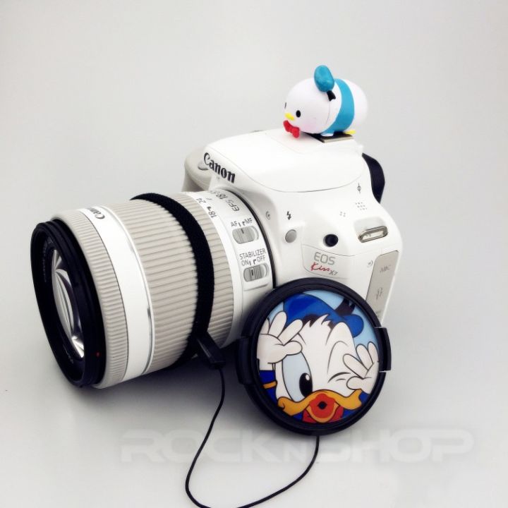 Donald Duck Cartoon Lens Cap and Hot Shoe Cover | Lazada PH