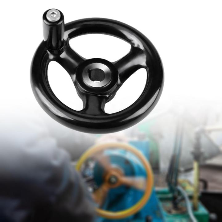 Serbery Round Hand Wheel Spare Part 3 Spoke Handwheel for Milling ...