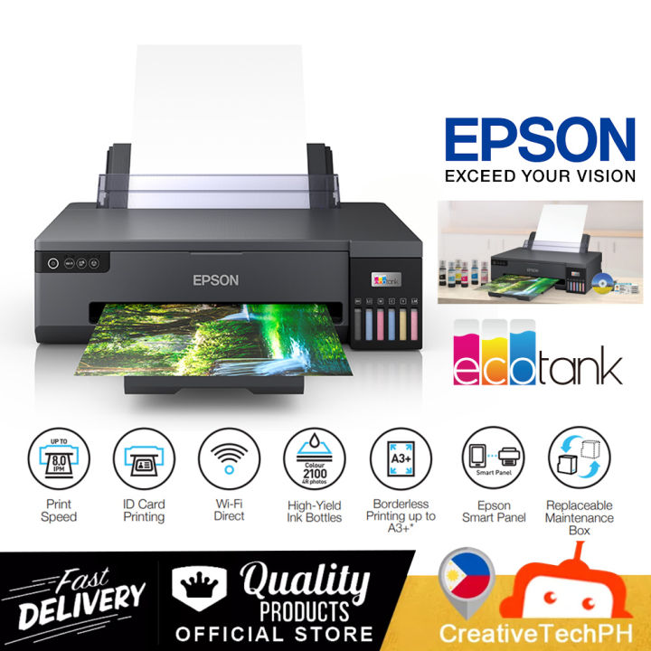 Epson EcoTank L18050 A3 Ink Tank Colored Borderless Printer with Wi-Fi / Wi-Fi Direct, Spill ...