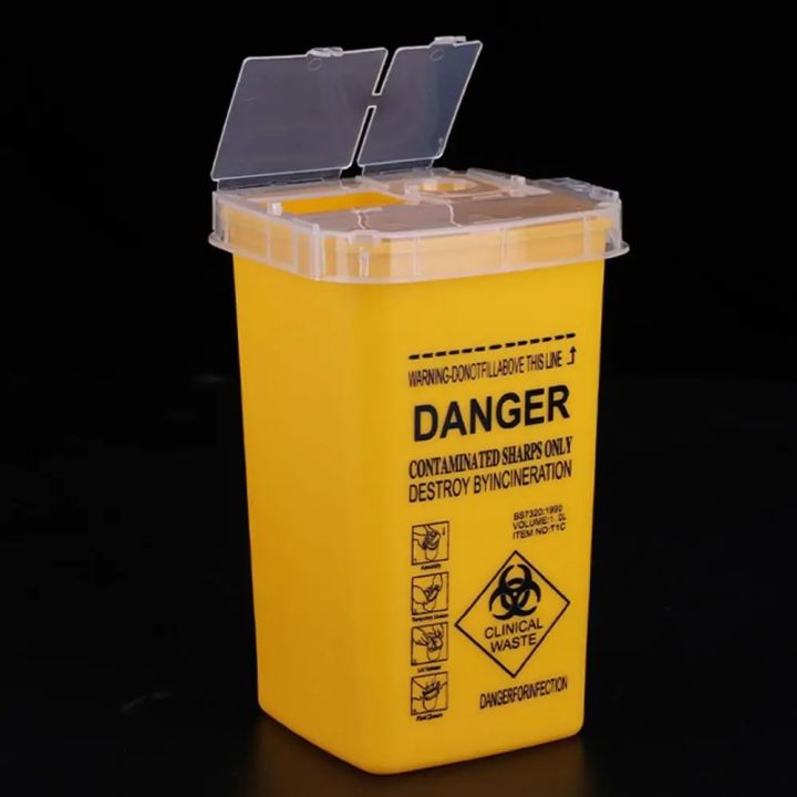 【Trusted】 1l Sharps Bin Professional Sharps Box Seal Design Tattoo ...