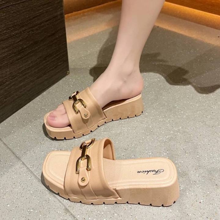 Perfect for Semi Formal Event Style 5cm High Elegant Wedge Sandal ...