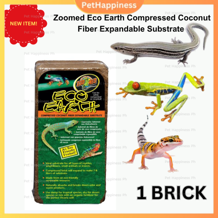 Zoomed Eco Earth SINGLE BRICK (1 Brick) 650g Compressed Coconut Fiber ...
