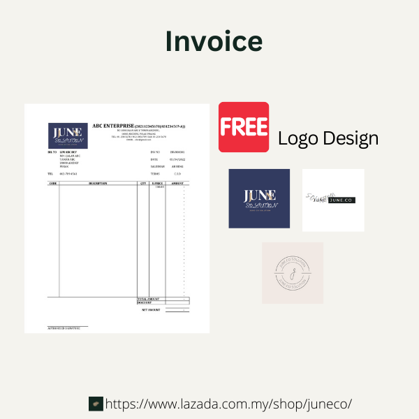 INVOICE TEMPLATE (AUTO CALCULATOR) SALES INVOICE TEMPLATE INVOICE WITH ...