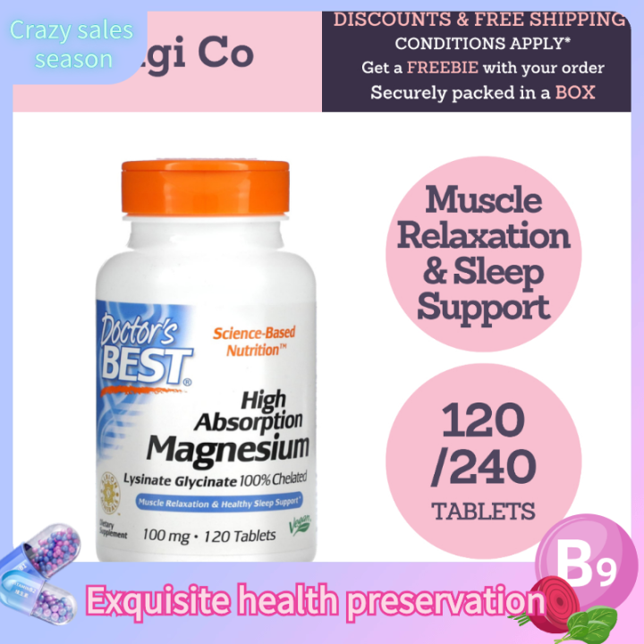 21st Century, Doctor's Best, Magnesium, Muscle Relaxation & Healthy ...