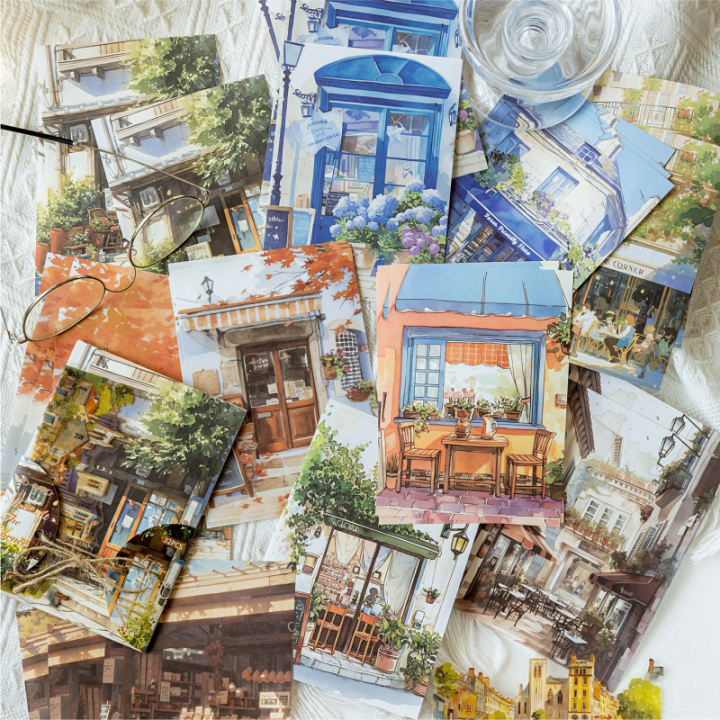 ENWEI ชุดสมุดระบายสีน้ำ32ชิ้น,สมุดรายวันวัสดุกระดาษตกแต่งสติ๊กเกอร์ตก ...