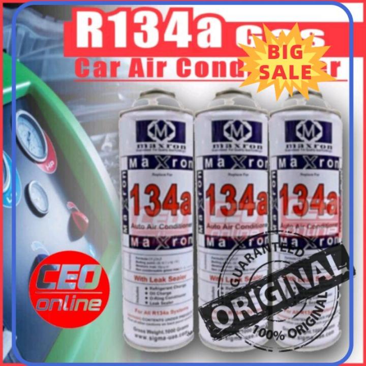 ⭐ [100% ORIGINAL] ⭐ CEO R134a Gas MAXRON R134A ( Not Shipped To East ...