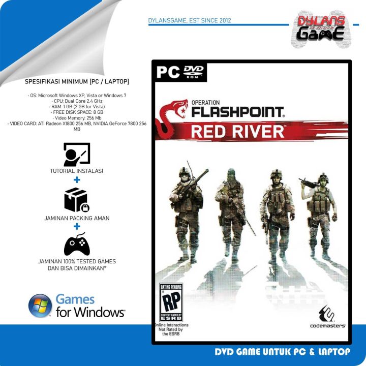 Operation Flashpoint Red River - Kaset Game PC - Game Laptop | Lazada ...