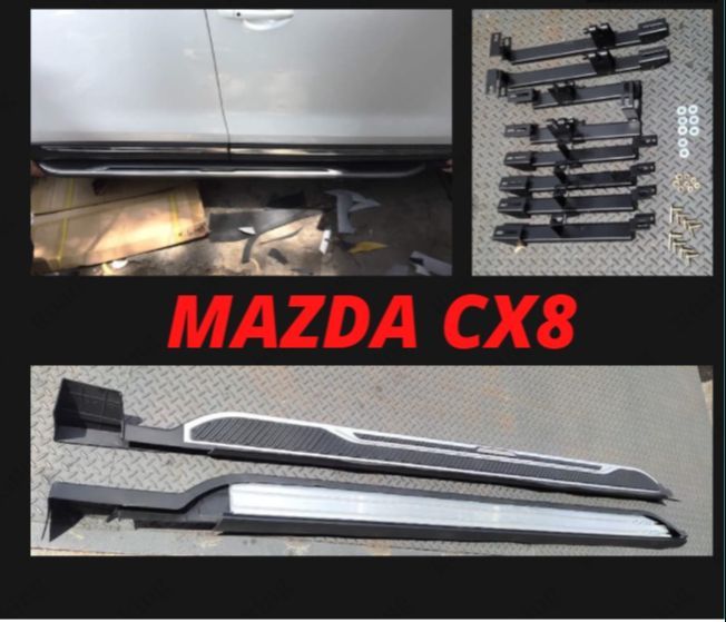 [ SUPPORT 200KG ] MAZDA CX8 CX-8 CX 8 19~2020 SIDE STEP RUNNING BOARD ...