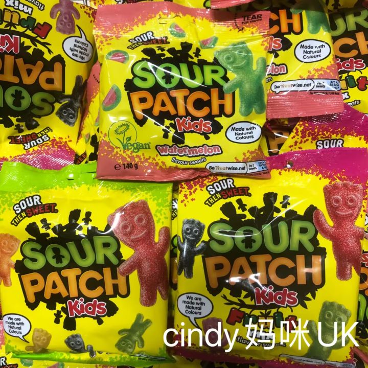 In Stock Uk Sour Patch Kid Fruit Sweets Sweet And Sour Mixed Fruit ...