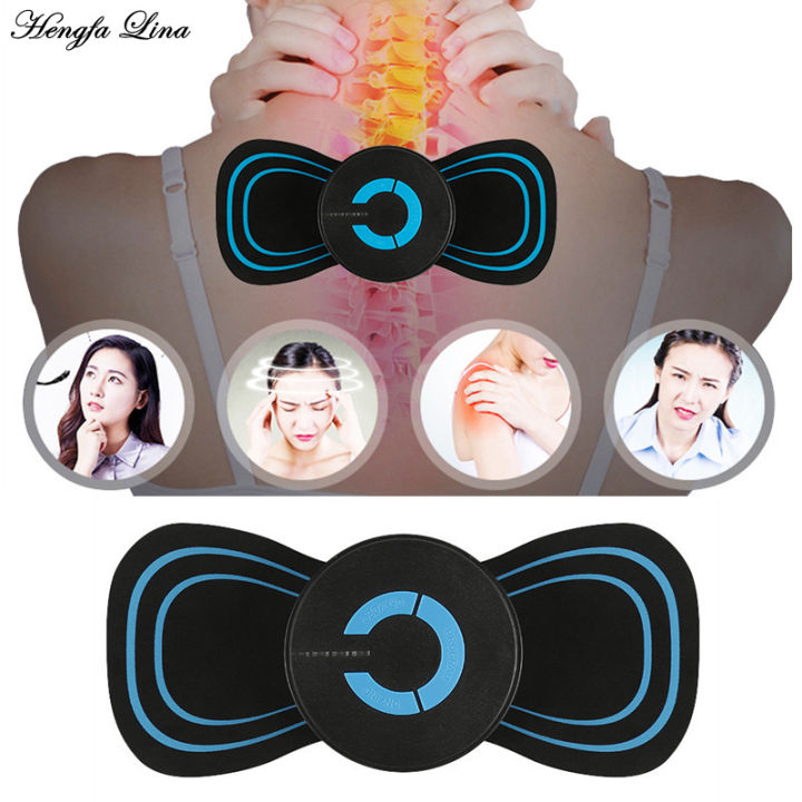 Portable Neck Body Massager Muscle Relief Pain Mini Electric Convenient ...
