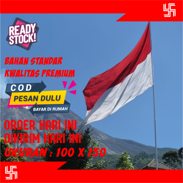 BENDERA INDONESIA MERAH PUTIH 150 / bendera / merdeka / 17 agustus ...