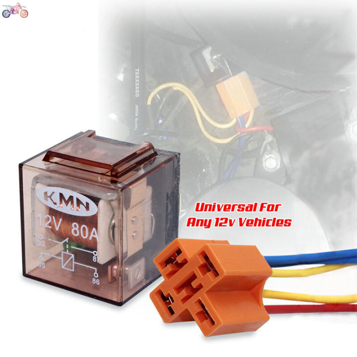 Universal Horn Relay Mini Driving Light Relay Transparent Socket and ...