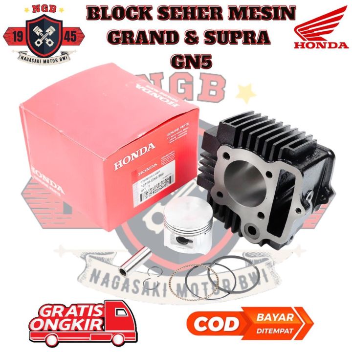 Blok Seher motor Honda Grand - Blcok Cylinder supra x lama win dan astrea prima GN5 | Lazada ...
