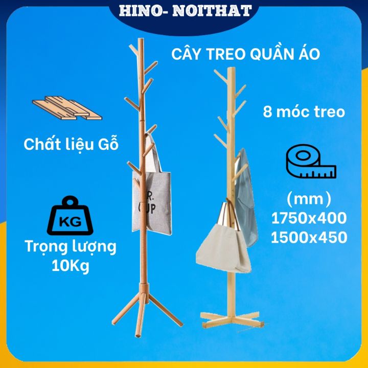 Cây Treo Đồ Cây Treo Quần Áo Đứng Bằng Gỗ Kiểu Dáng Hàn Quốc Sun ...