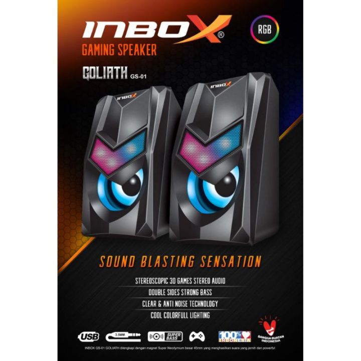 Speaker USB / Speaker Inbox GS-01 / Speaker Gaming GS-01 Inbox ...