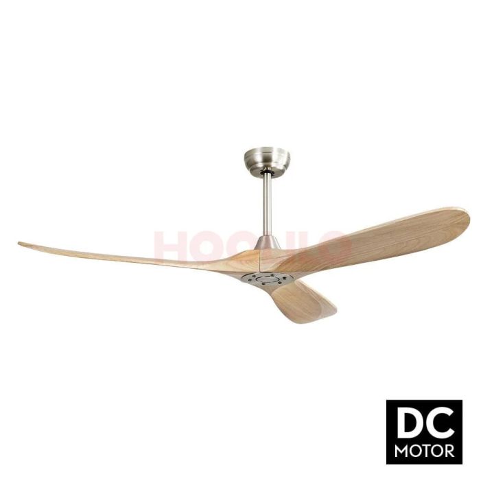88inch Big Size Wood Ceiling Fan With Lights 6 Techo Motor Dc Speeds ...