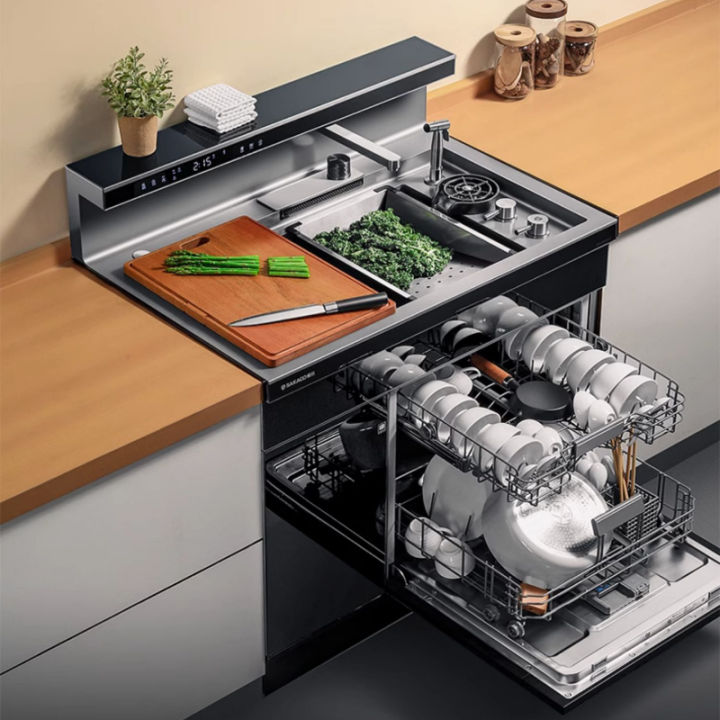 Integrated Sinks Independent multiftion All-in-One Dishwasher Sink ...