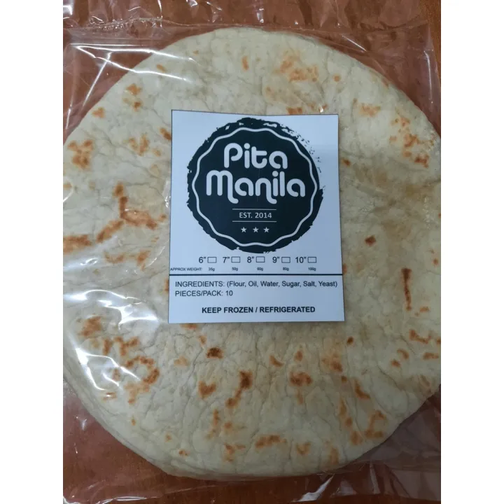 Fresh Pita Bread (10 pcs/pack) | Lazada PH